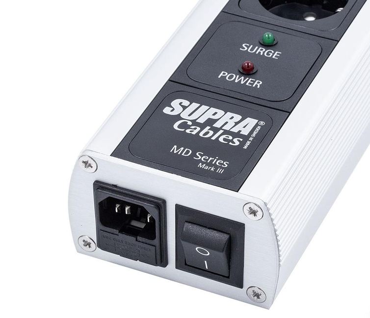 Supra MainBlock MD04-EU/SP Switch - Power Strip, Outlet Bar or Surge ...